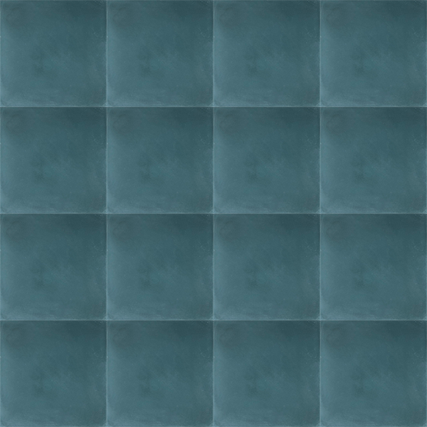Teal Blue Encaustic Tile - Rever Tiles | Vibrant, Beautiful & Timeless